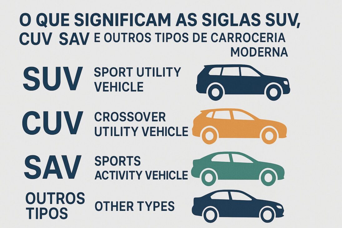 What Do The Acronyms SUV, CUV, SAV And Other Types Of Modern Body ...