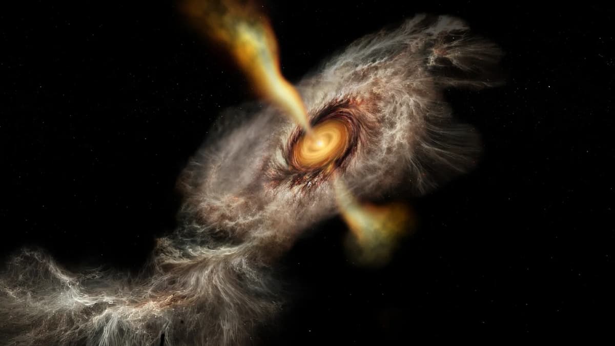 Giant Star 20 Times Bigger Than The Sun Captured Devouring Gas In Rare ...