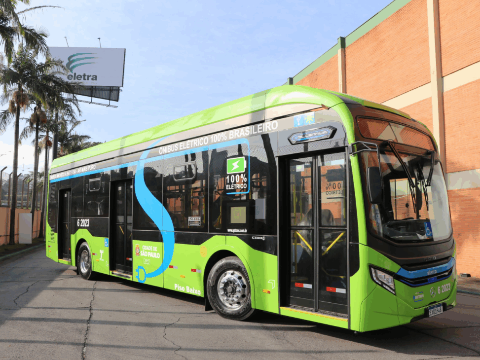 This Is The Brazilian Electric Bus With 250 Km Range And 15 Meters In ...