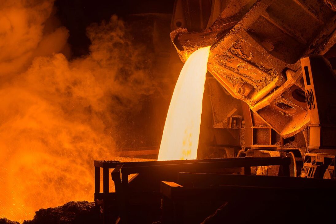 The Blast Furnace Of A Steel Plant That Operates At 2,200°C For 20 ...