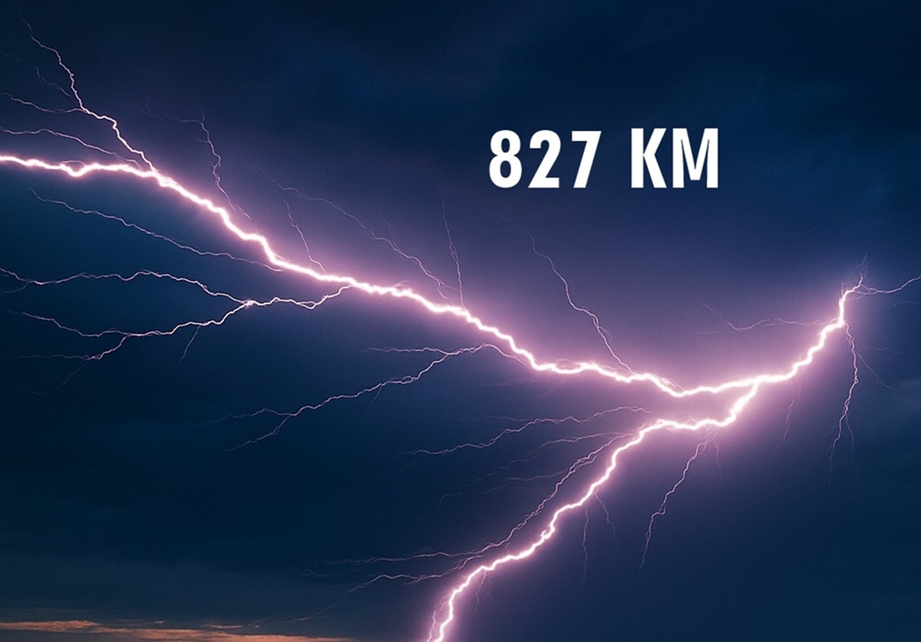 Giant Lightning Strikes 827 Km and Breaks World Record - CPG Click Oil ...