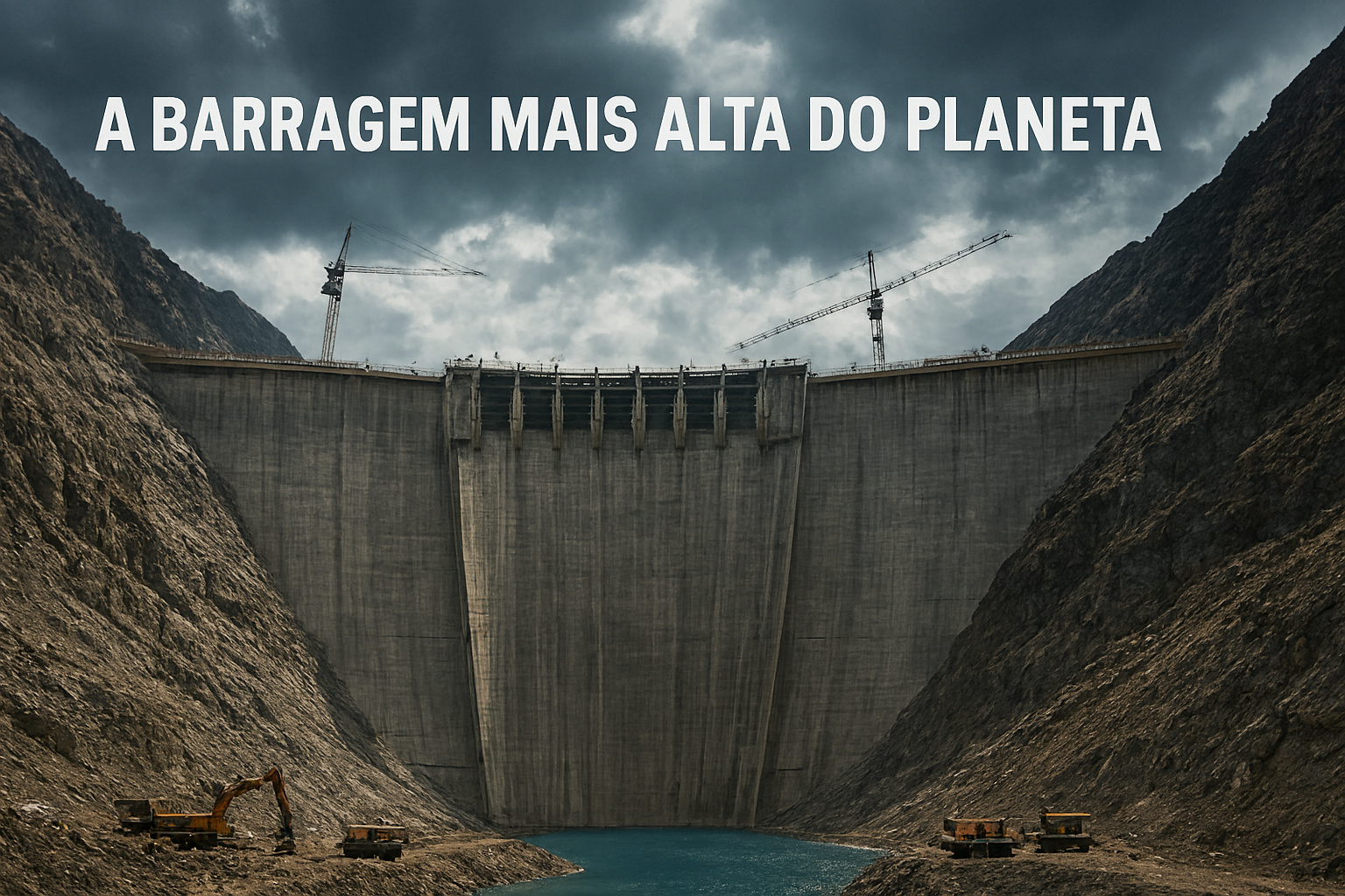 With A Dam Designed To Reach 335 Meters High And Become The Tallest In ...