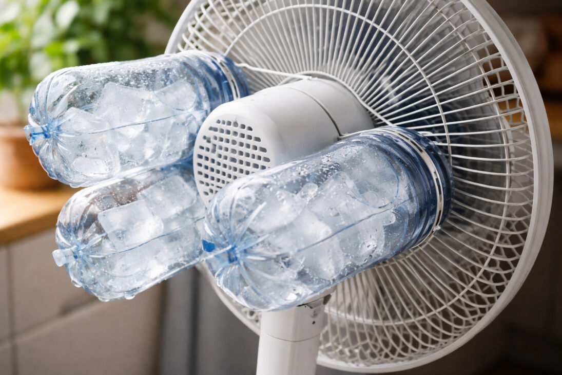 A trick with a fan and a PET bottle goes viral in the extreme heat of ...
