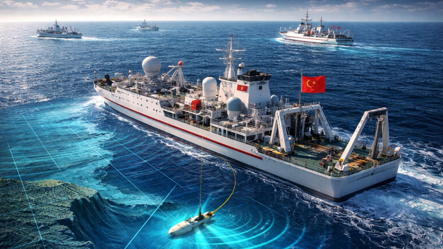 Dozens of Chinese research ships are discreetly mapping the ocean floor ...