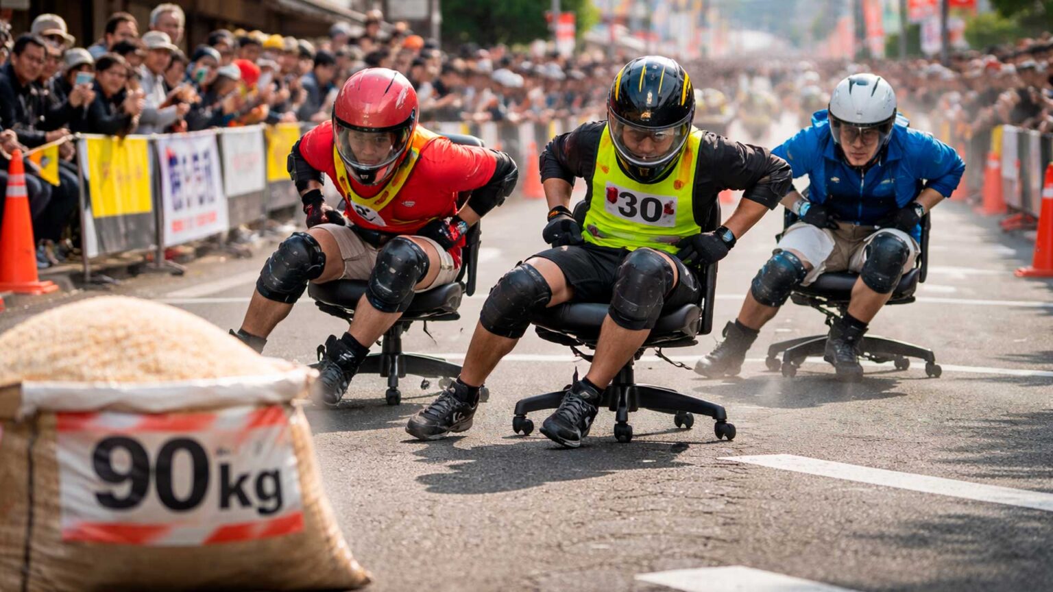 With an unusual prize, Japan transforms office chairs into a resistance ...