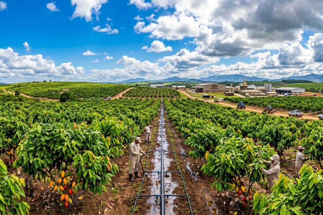 Cacau Show reveals its own cocoa farm in Linhares with automated ...