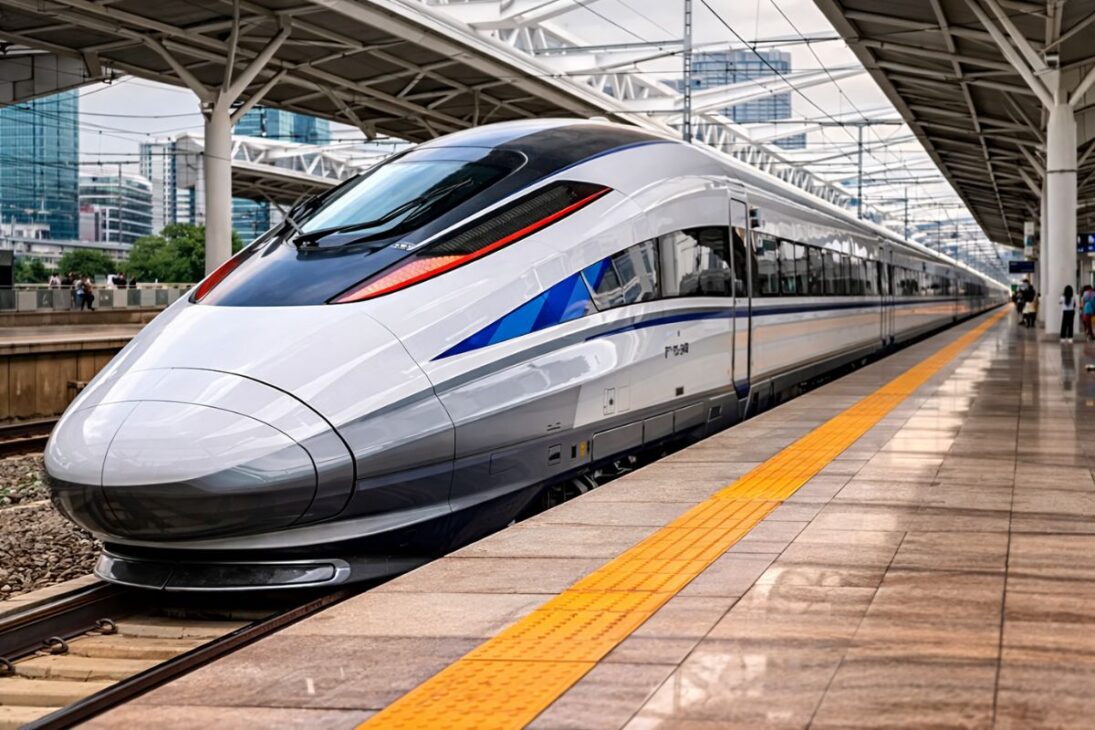 China is testing a train that will operate at 400 km/h in daily service ...