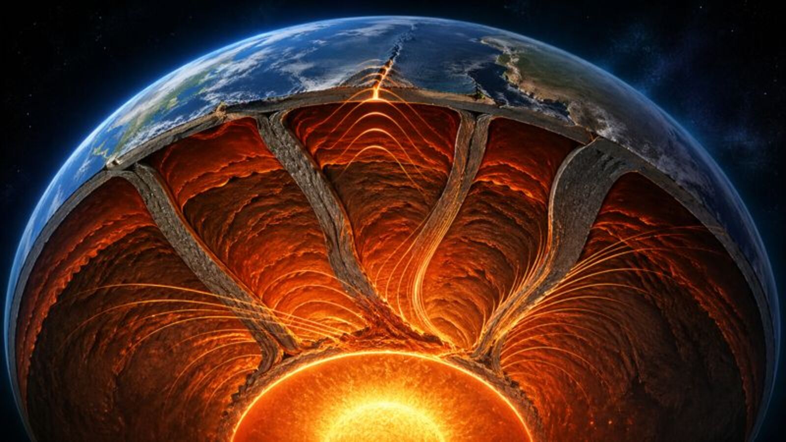 Earth has hidden "scars" at a depth of 2,900 km, and scientists have ...