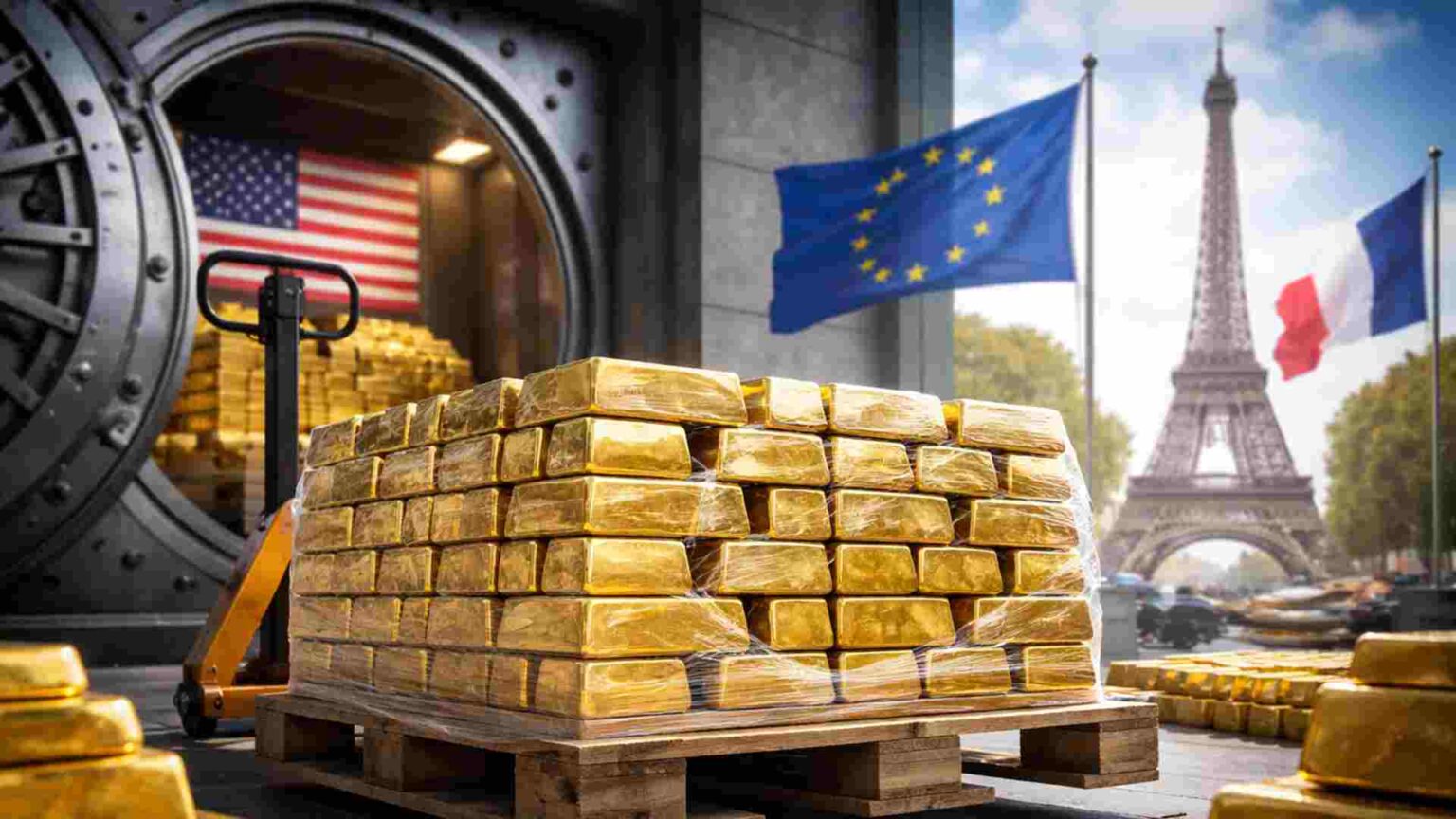 France takes 129 tons of gold from New York, profits $15.1 billion, and ...