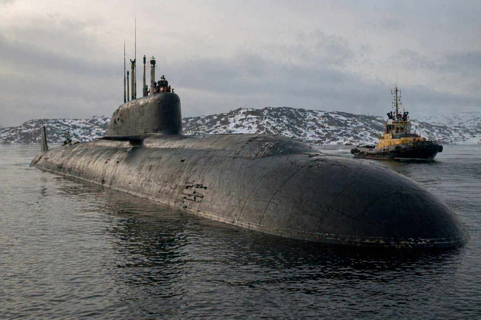 Nuclear submarines with titanium hulls reach an impressive 6,000 meters ...