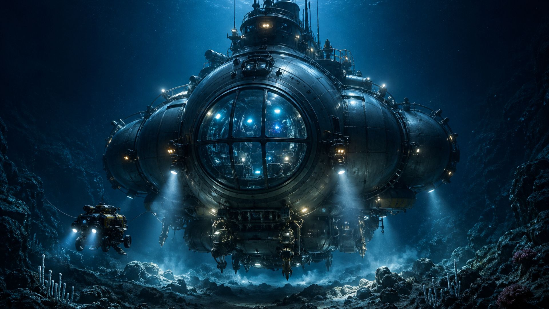 Operating at depths of over 6,000 meters, titanium-hulled nuclear ...