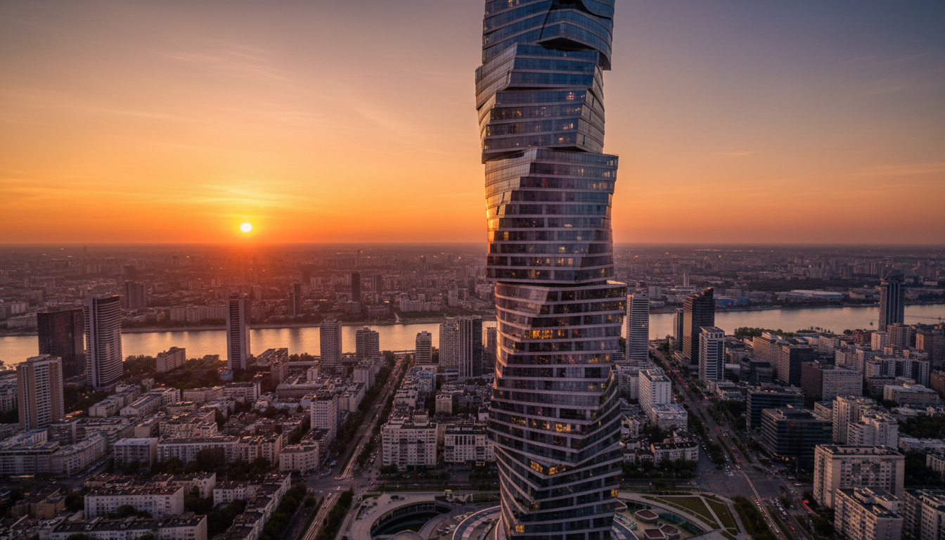 The architect David Fisher designed an 80-story skyscraper in Dubai ...