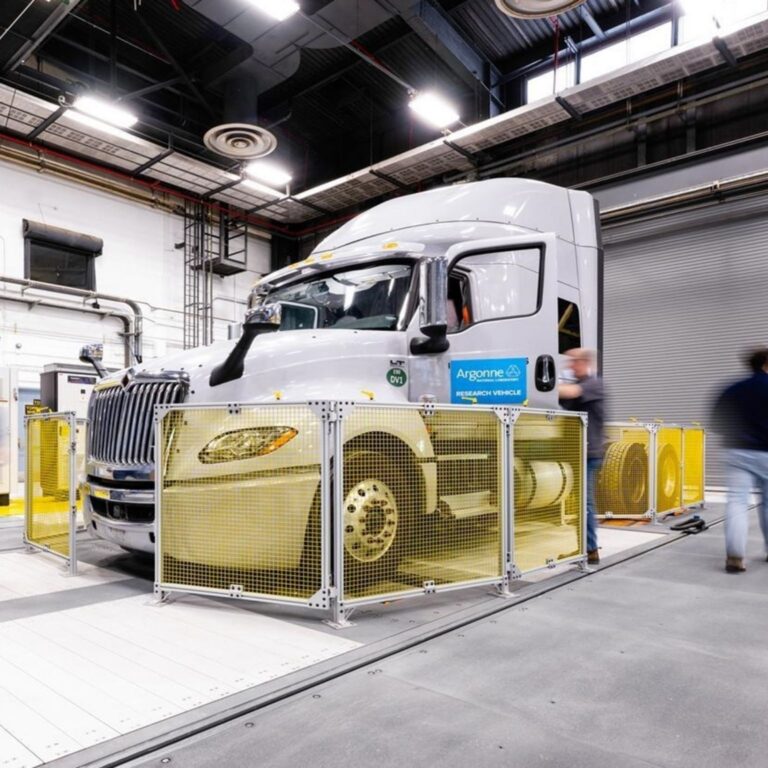 US engineers create "road in a lab" to test giant trucks weighing up to ...