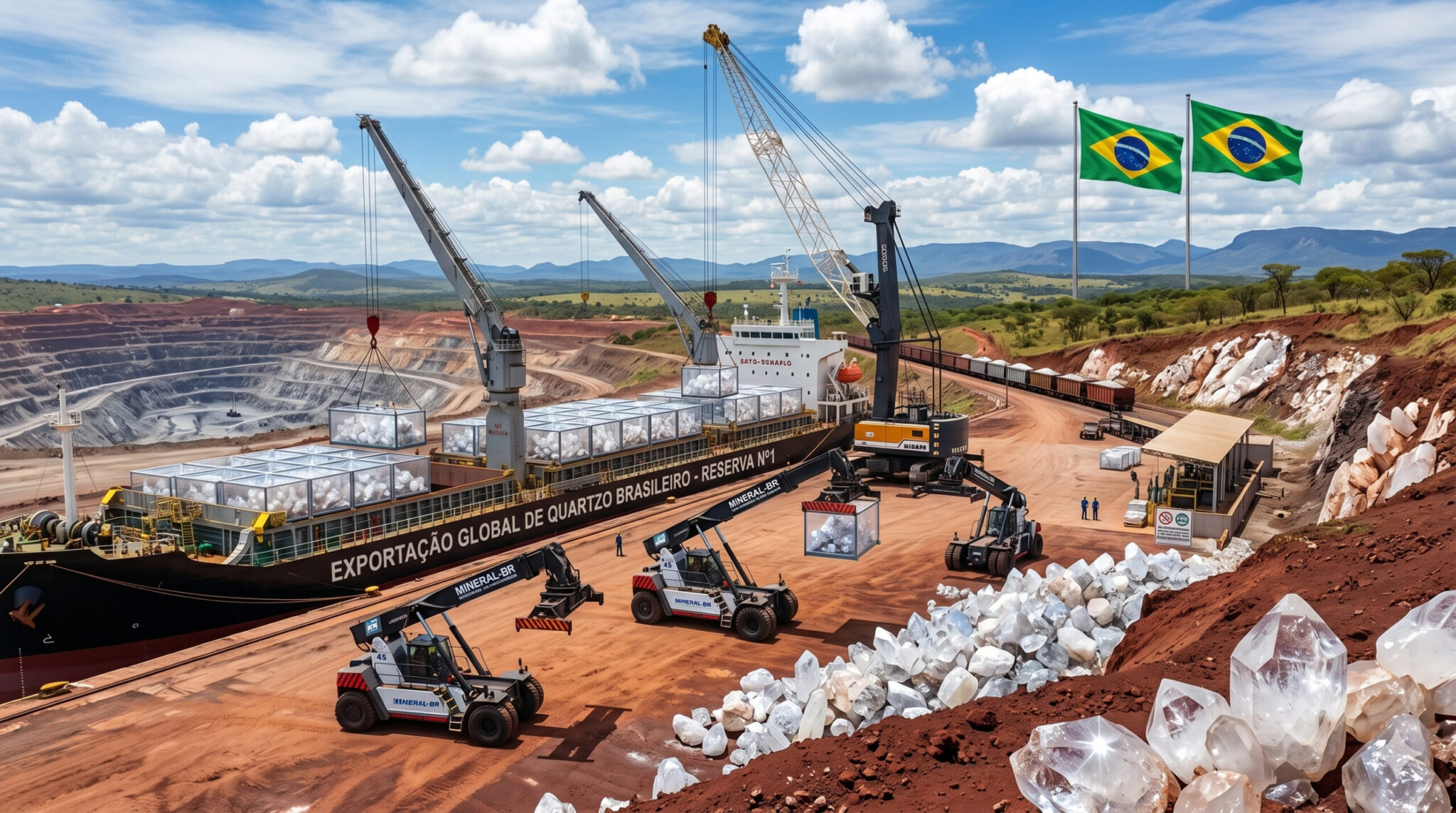 Brazil has the world's largest reserve of high-purity quartz, a ...