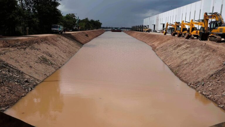 Cambodia has started digging a nearly 180-kilometer canal to connect ...