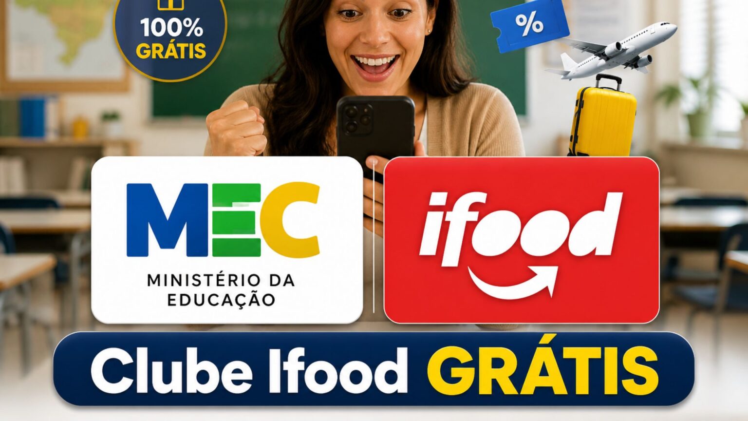 MEC releases 100% free iFood Club with coupons, discounts of up to 25% ...