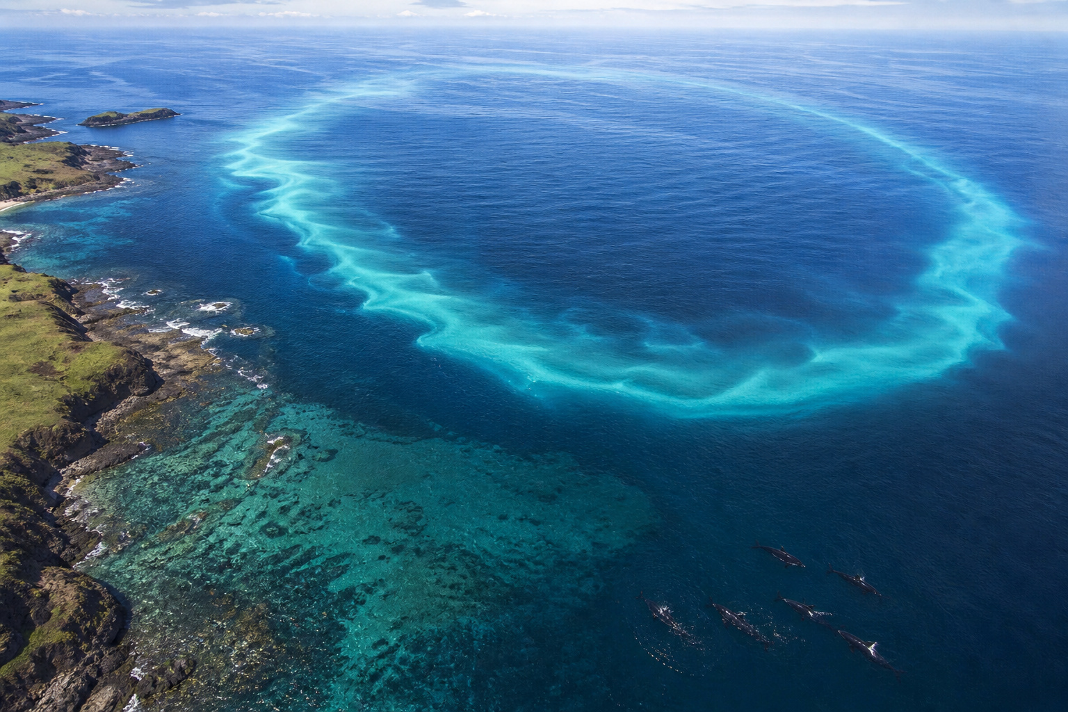 Nasa satellite records a bright ring in the Pacific Ocean and reveals ...
