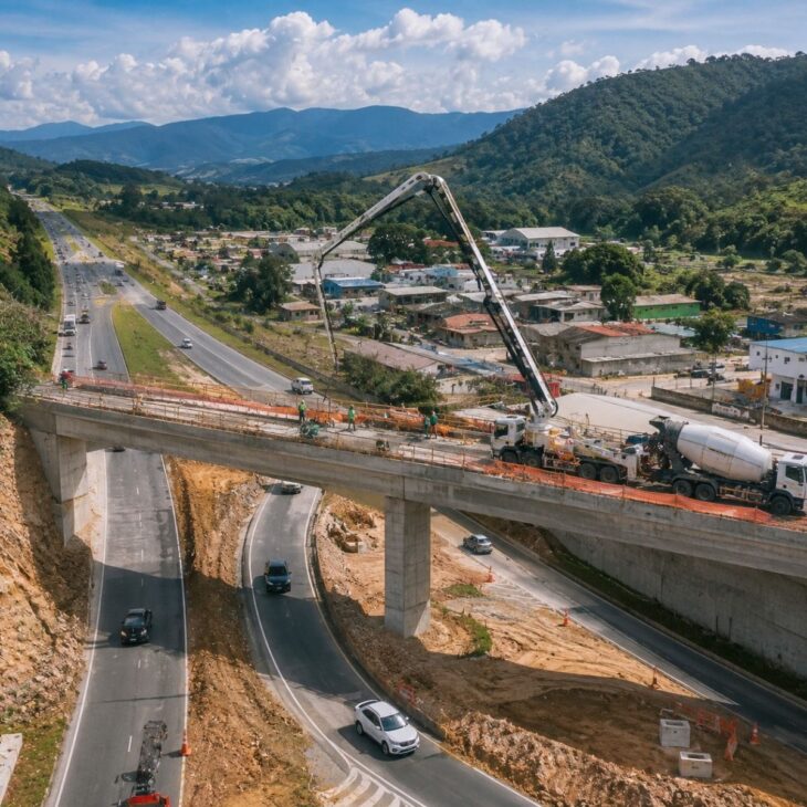 The R$ 19 million project for the BR-282 overpass in SC reaches 80% ...